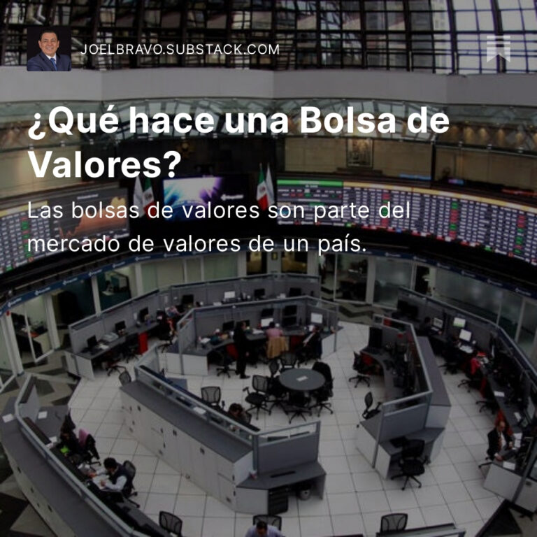 ¿Qué hace una Bolsa de Valores? | Inteligencia Financiera GSP